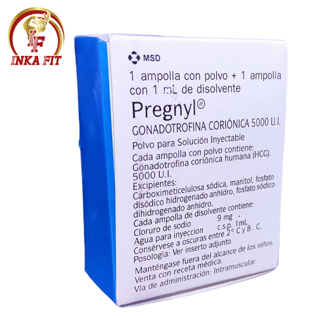 Pregnyl HCG 5000 UI Gonadotropina Coriónica Humana – Inkafit Store ...